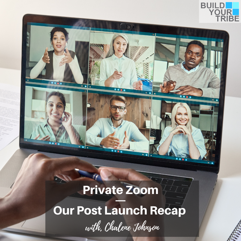 Private Zoom | Our Post Launch Recap - CHALENE JOHNSON